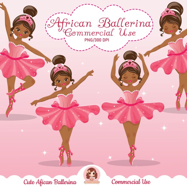 Ballerina Clipart - Etsy