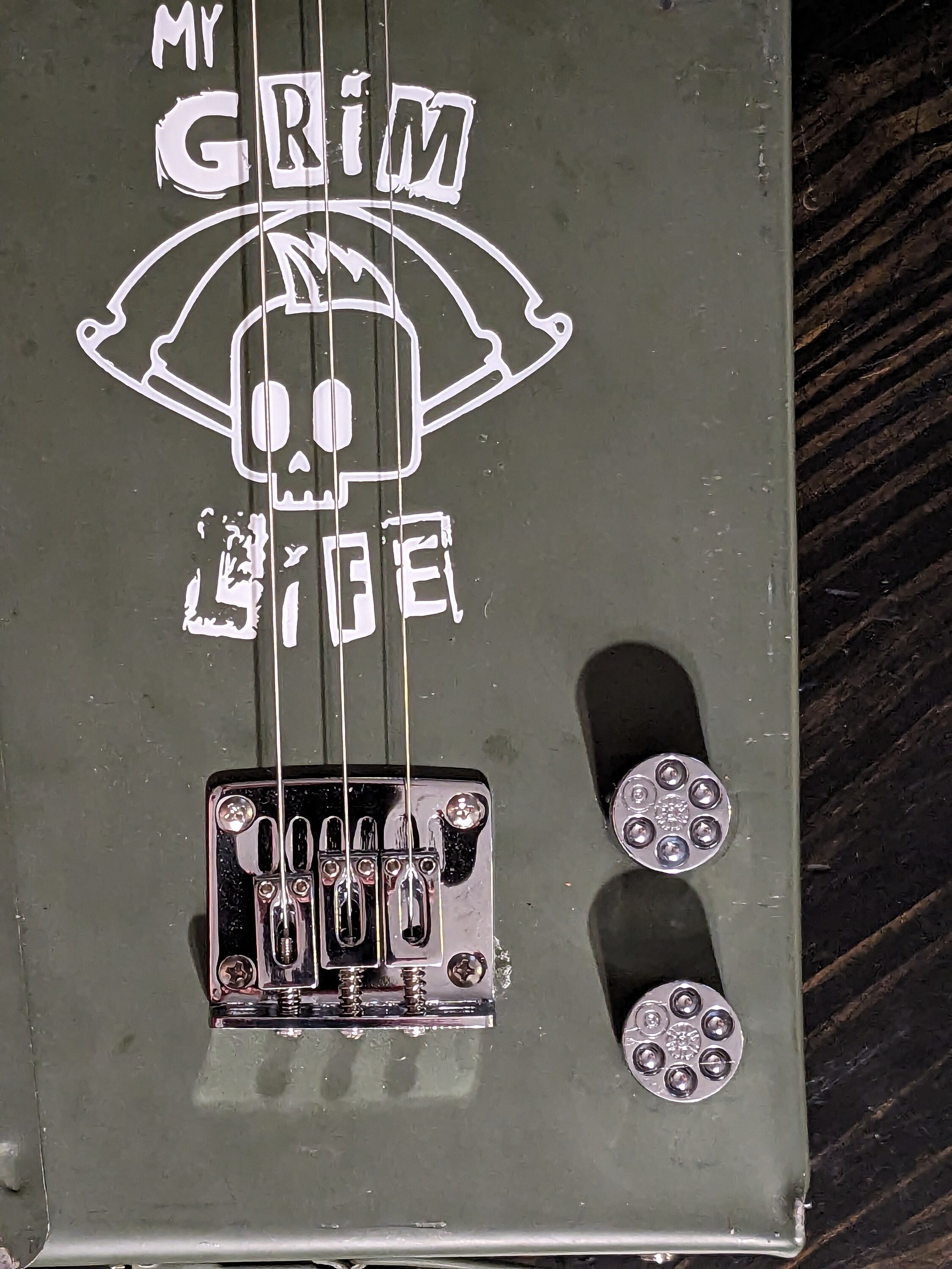 The Grunge Gunner 3-string Guitar and Signed Copy of my - Etsy