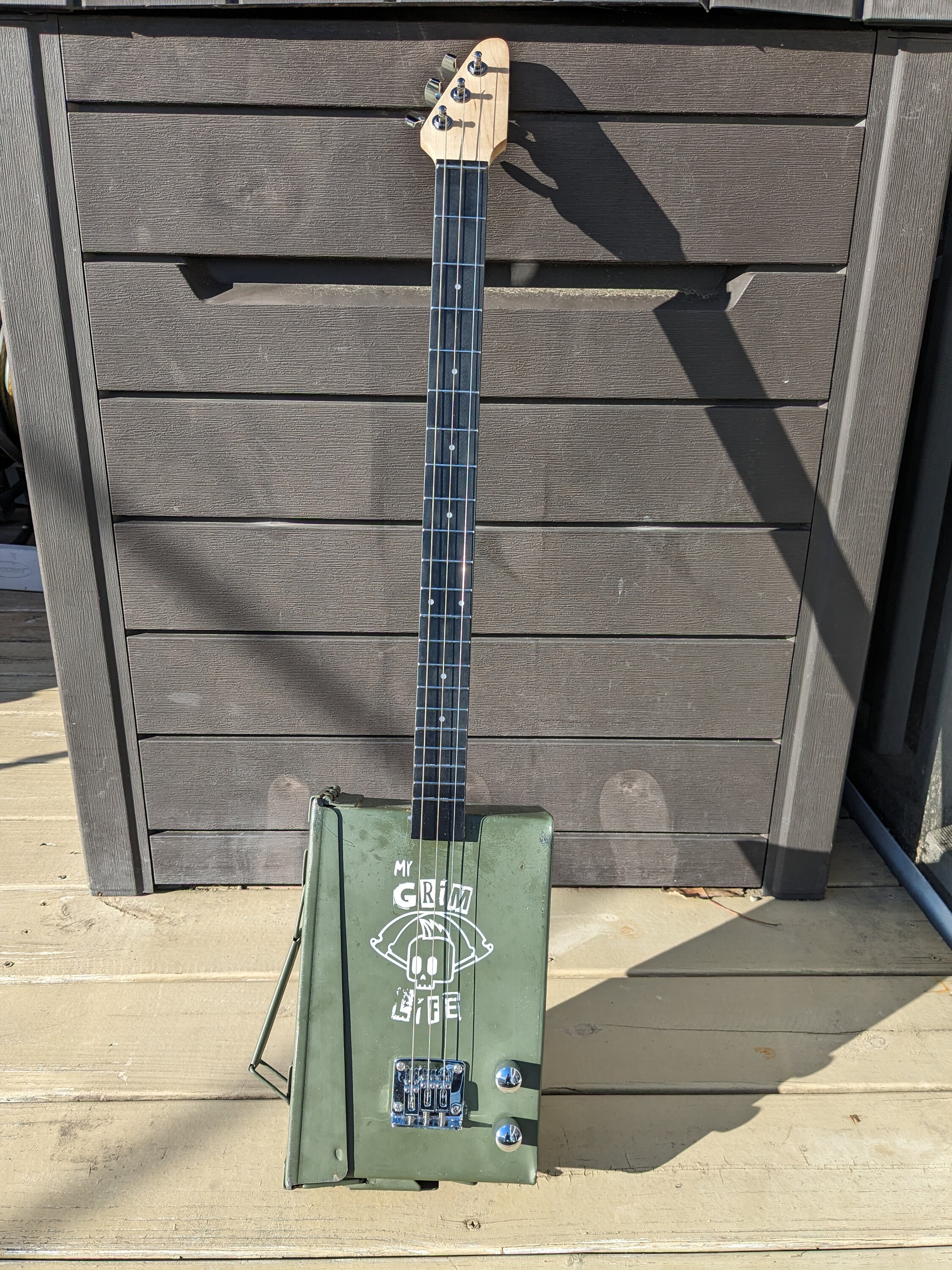 The Grunge Gunner 3-string Guitar and Signed Copy of my - Etsy
