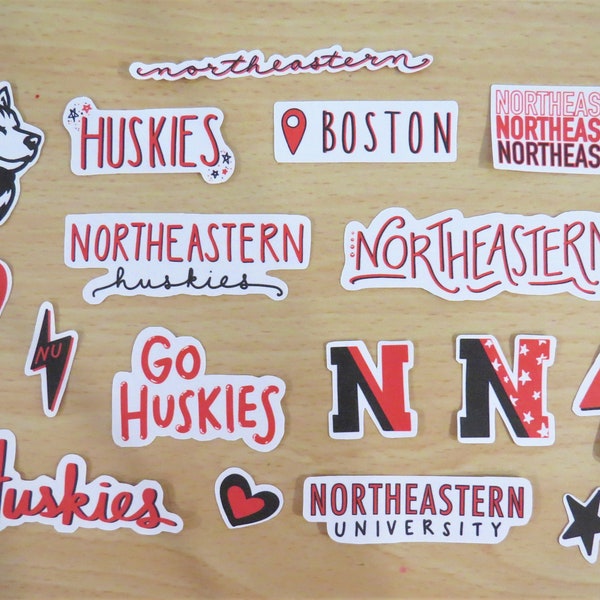 Northeastern Stickers - Etsy