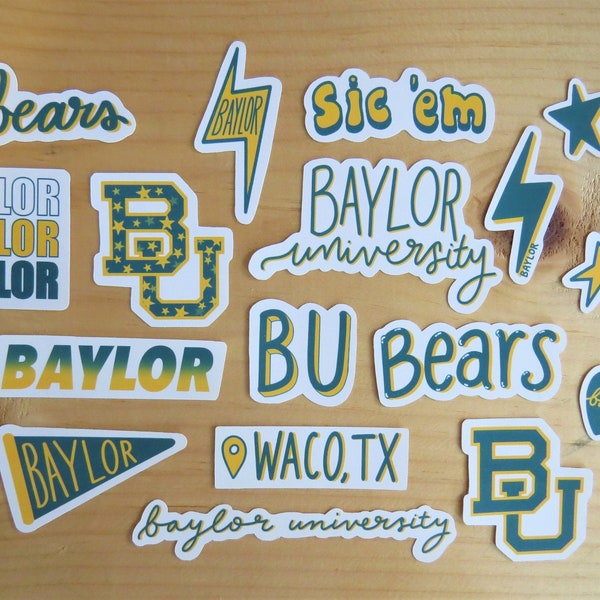 Baylor Decal - Etsy