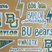 Baylor University Sticker Set - Etsy