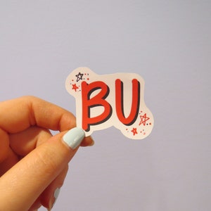 Boston University Sticker Set - Etsy