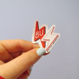 Boston University Sticker Set - Etsy