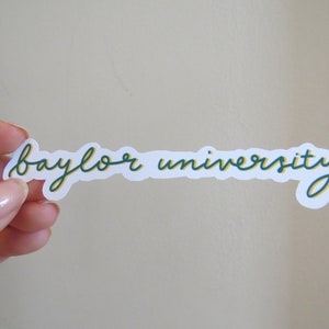 Baylor University Sticker Set - Etsy