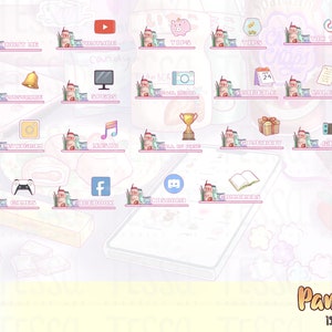 Animated Snack Game Chocolate Milk Twitch Package, Cute Twitch Overlay ...