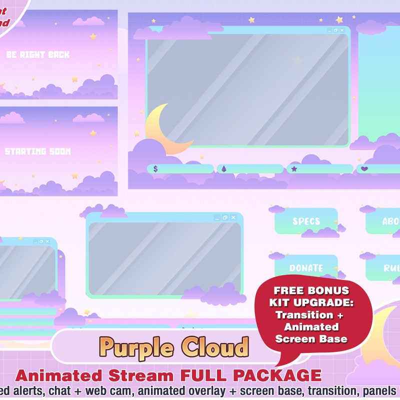 Purple Discord Banners - Etsy