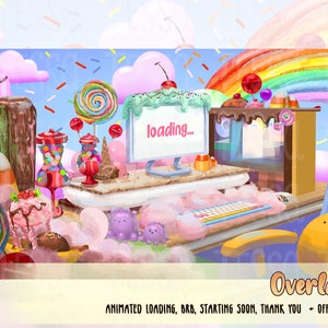 Animated Candy Lover Setup Ice Cream Sweet Twitch Package, Stream ...