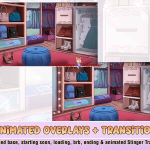 Animated Ready to Stream Room Twitch Stream Overlays Banner, Starting ...