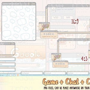 Animated Mellow Vibe Twitch Package, Kawaii Twitch Overlays, Twitch ...