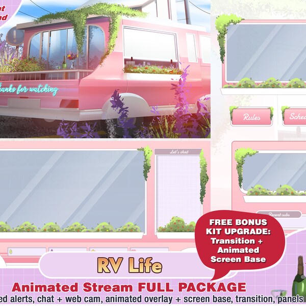 Twitch Overlays Car - Etsy