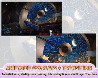 Clock Twitch Overlay - Etsy