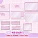 Pink Windows Twitch Live Camera Overlay, Pinky Stream Screen, Twitch ...