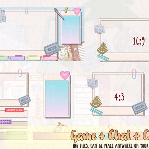 Animated Cute Old Timer Twitch Package for Twitch, Youtube Vtuber ...