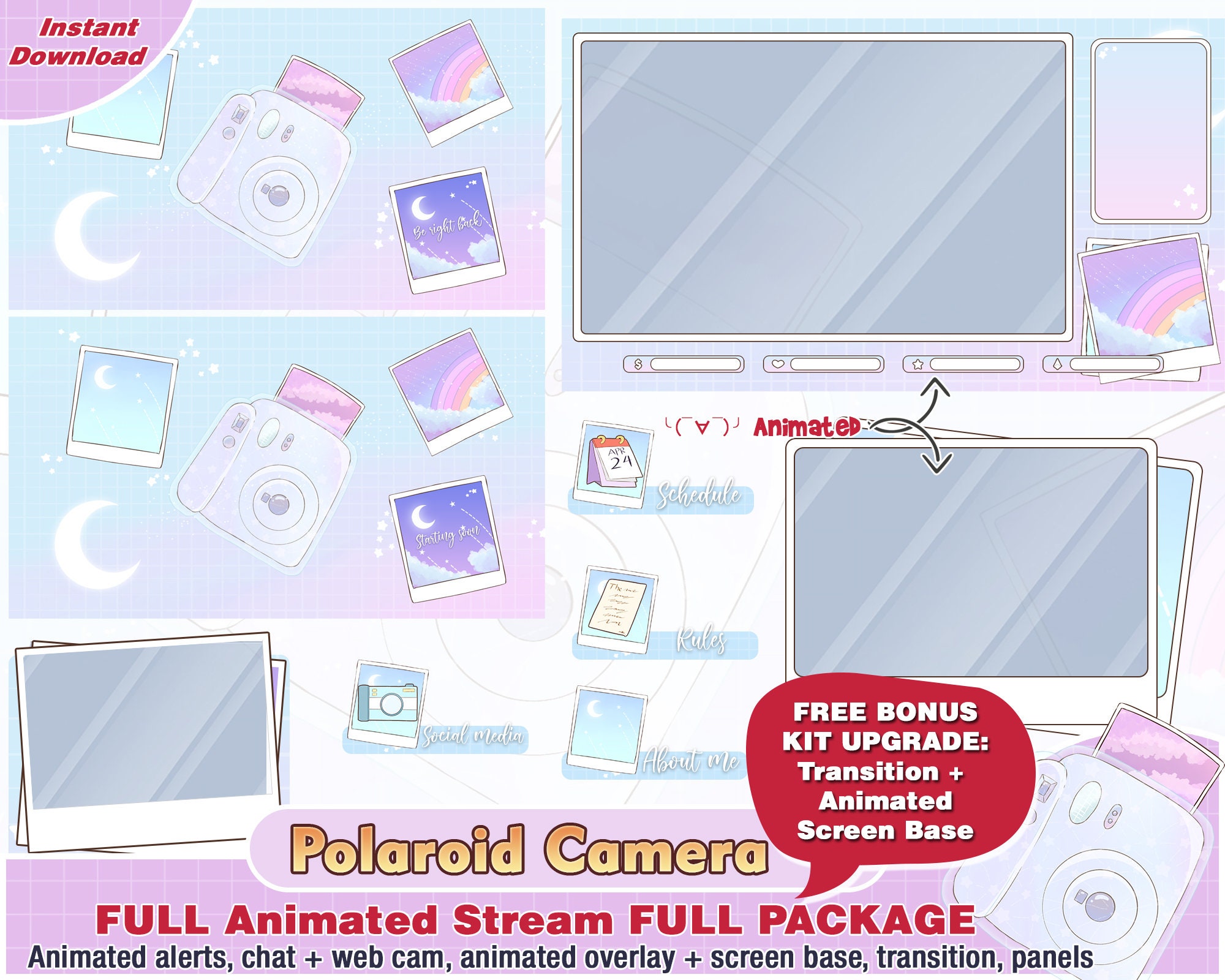 Polaroid Film Overlay