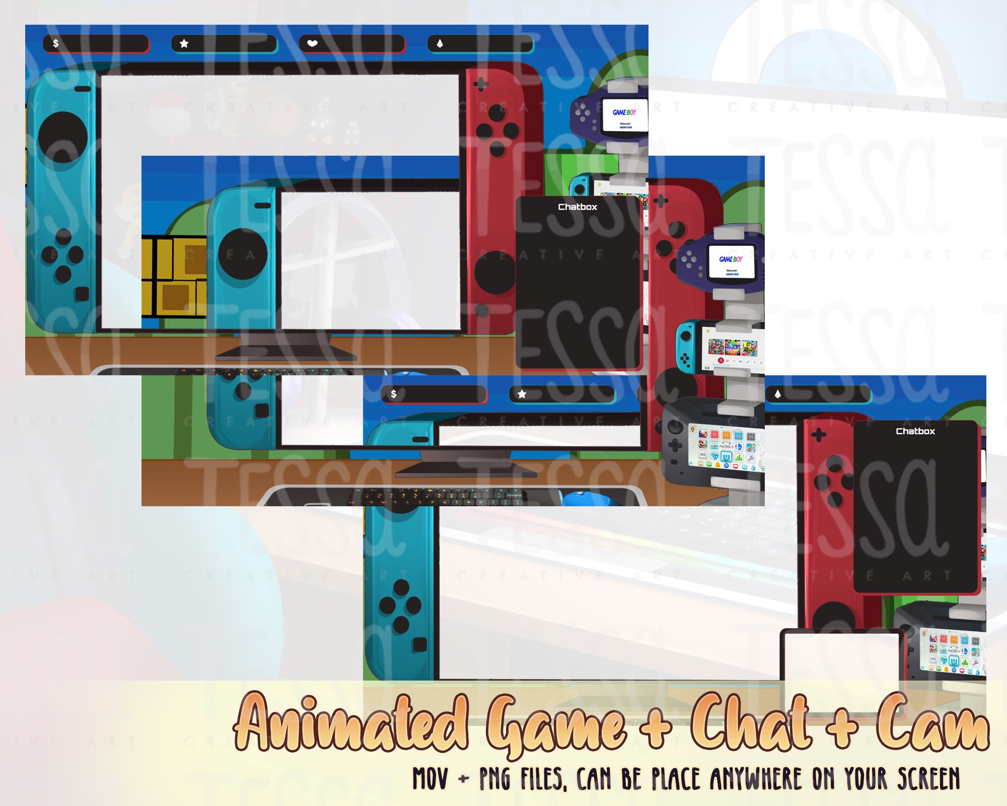 Animated Console Switch Setup Twitch Package Cute Twitch - Etsy Canada
