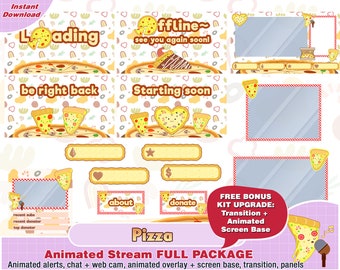 Retro Diner Stream Animation Full Screen Transparent - Etsy