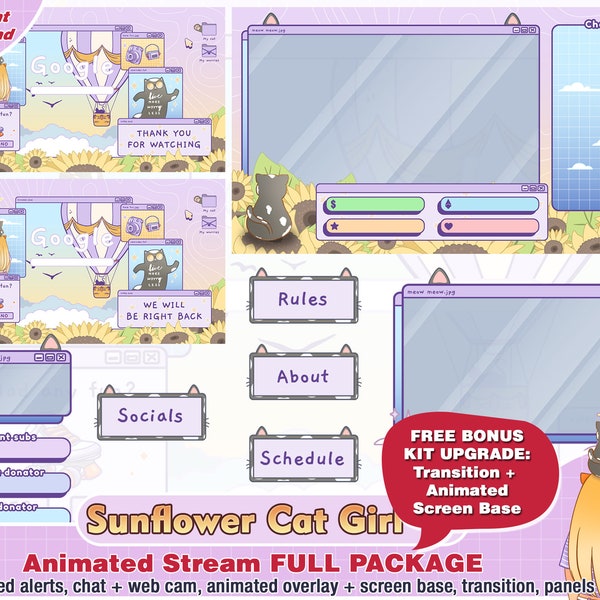 Kitty Cam Overlay - Etsy