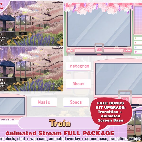Train Twitch Overlay - Etsy