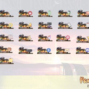 Animated Sunset Dinner Twitch Stream Package Kit, Include Twitch Stream ...