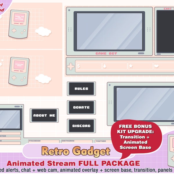 Gameboy Overlay - Etsy