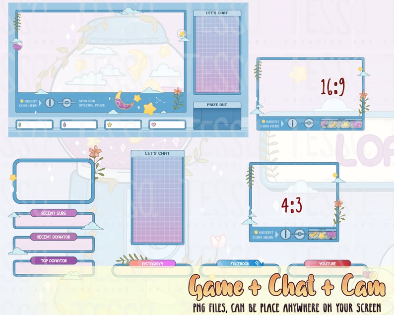 Animated Claw Arcade Game Twitch Package Include Twitch Stream - Etsy