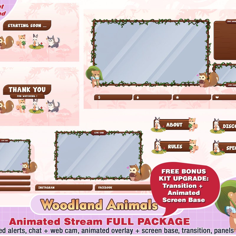 Animal Overlays - Etsy