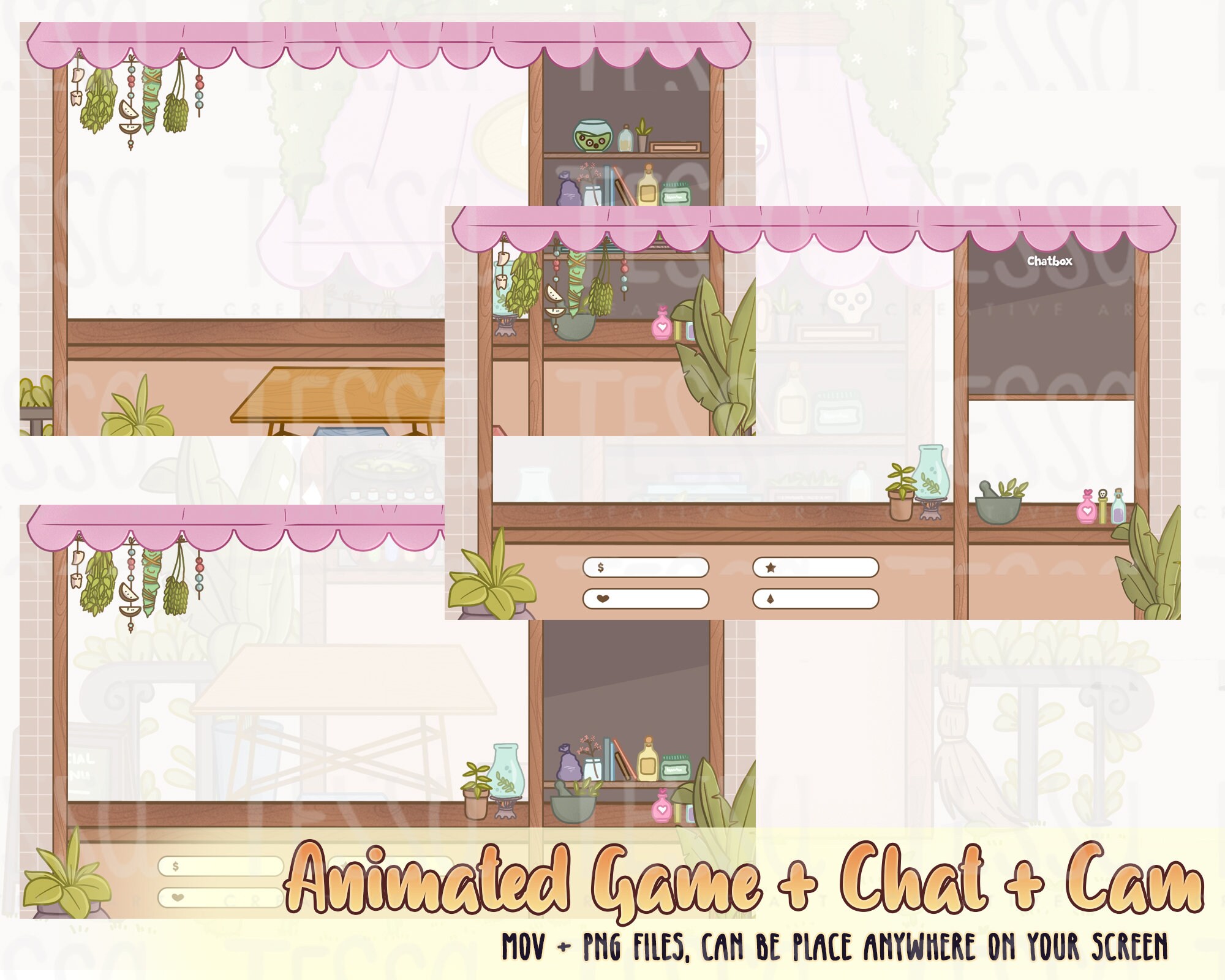 Animated Cute Kawaii Magic Wizard Shop Full Twitch Package for - Etsy