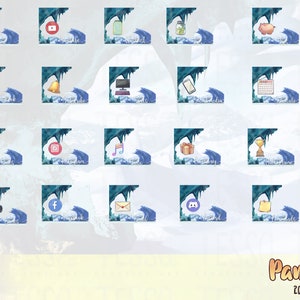 Animated Snow Ice Igloo Frozen Twitch Package, Cozy Twitch Overlay ...