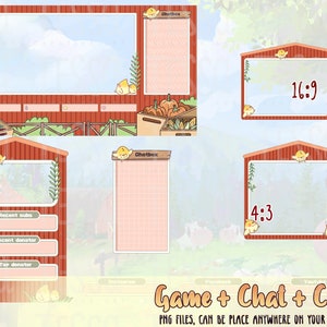 Animated Harvest Farm Life Twitch Stream Package Kit, Twitch Stream ...