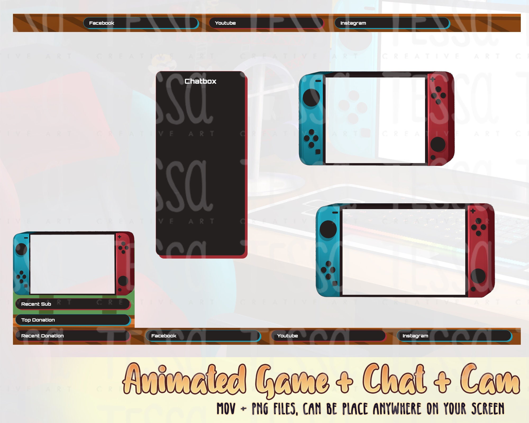 Animated Console Switch Setup Twitch Package Cute Twitch - Etsy Canada