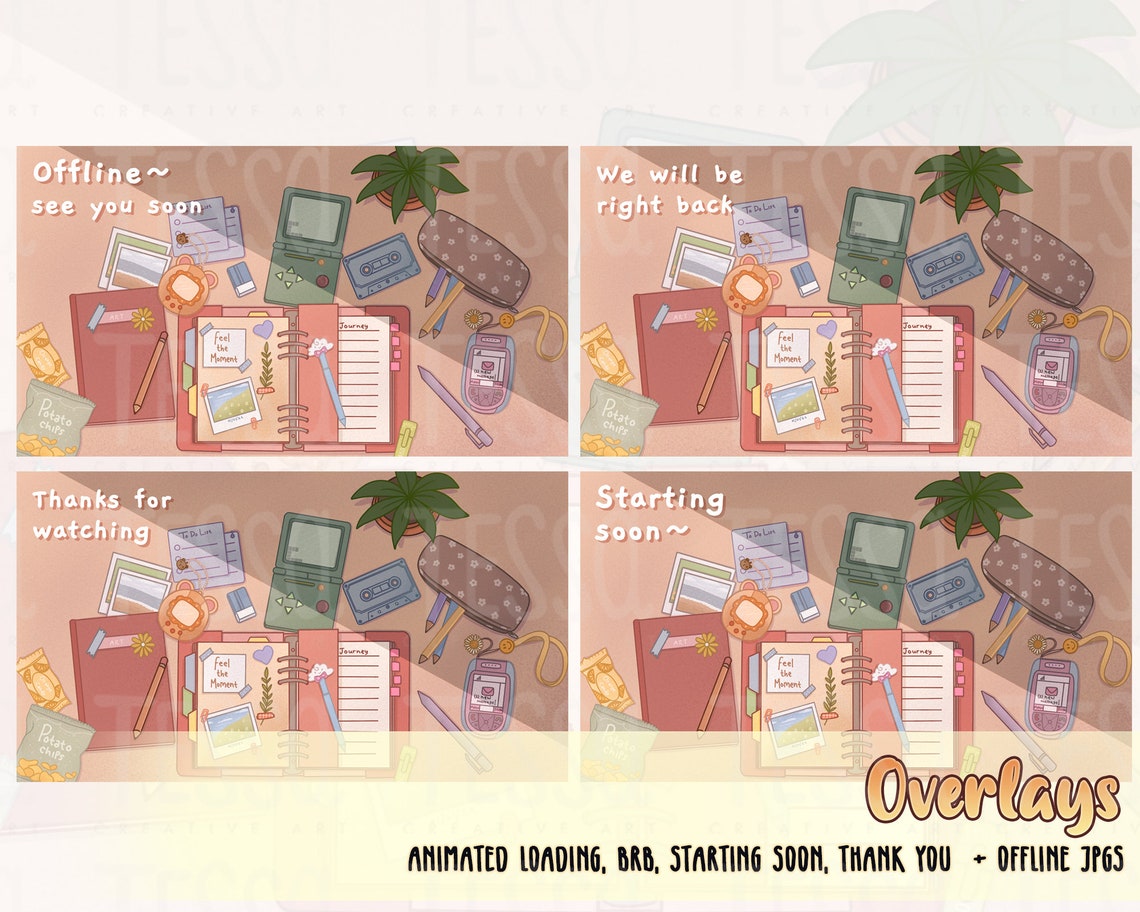 Animated Cute Old Timer Twitch Package for Twitch Youtube - Etsy