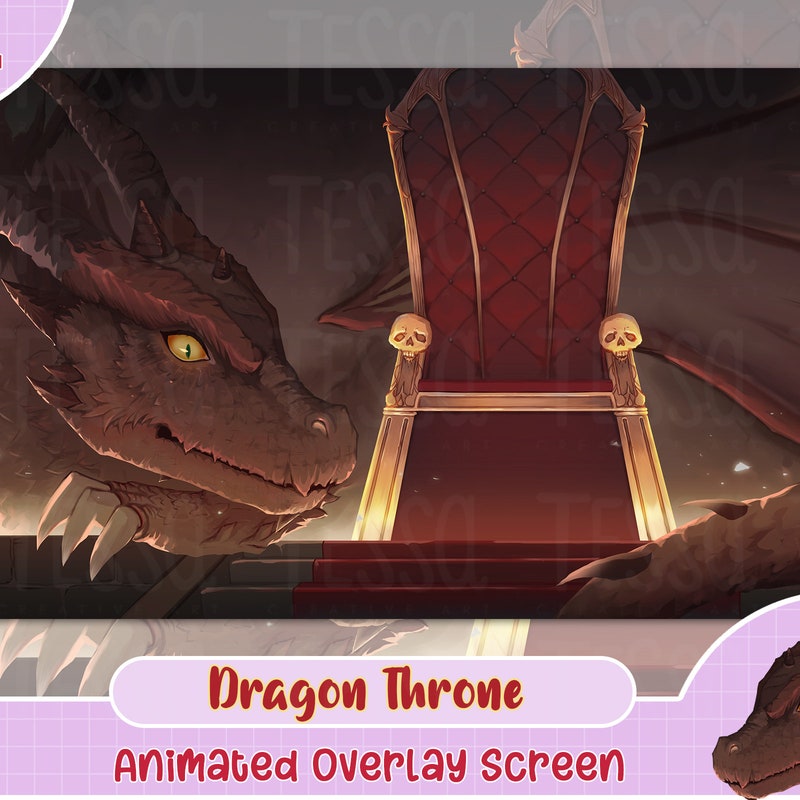 Twitch Dragon Overlays - Etsy