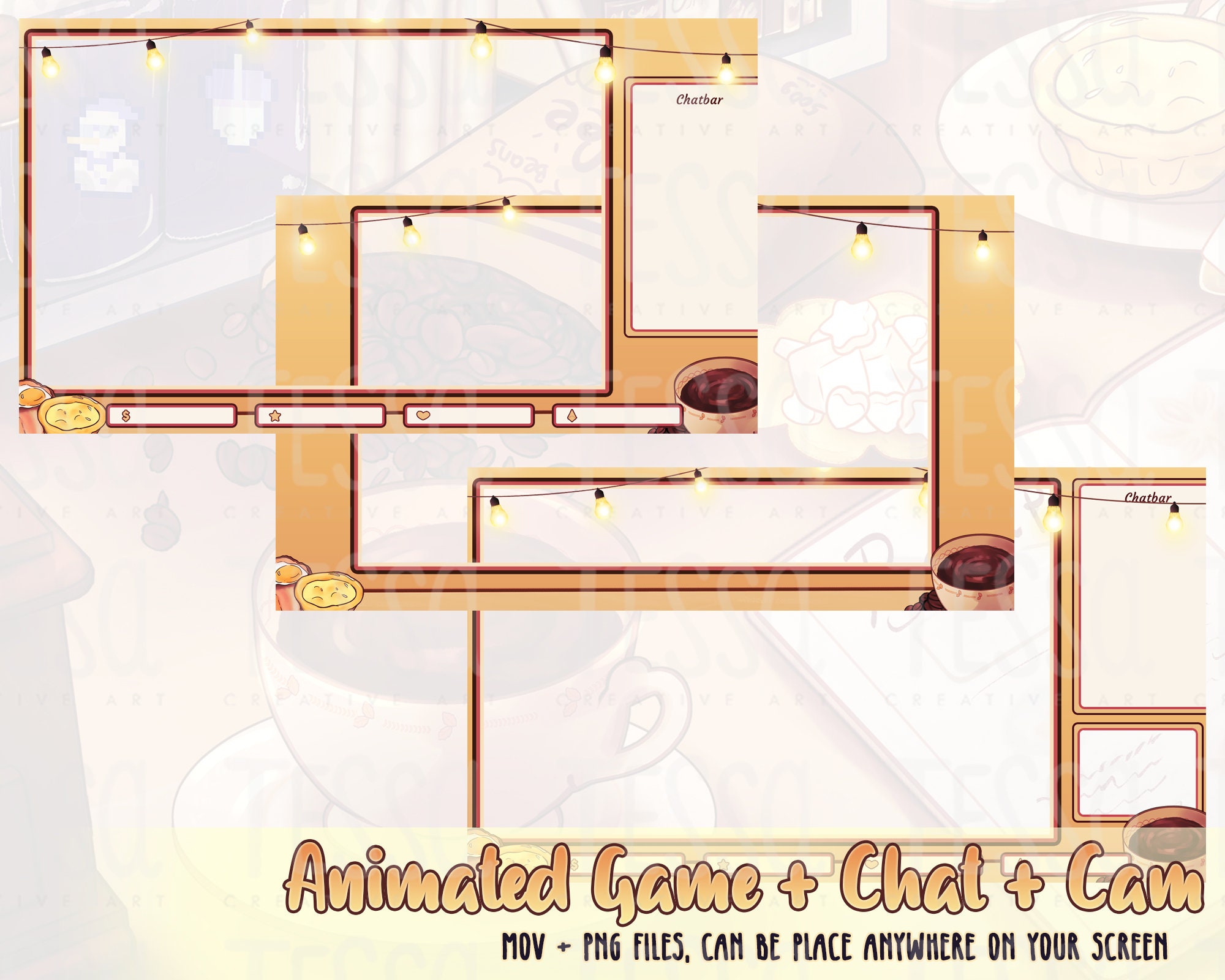 Animated Coffee Break Twitch Package for Streamer to Stream: - Etsy