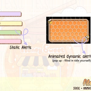 Animated Honey Bee Twitch Package for Streamer to Stream Pack: Cam ...