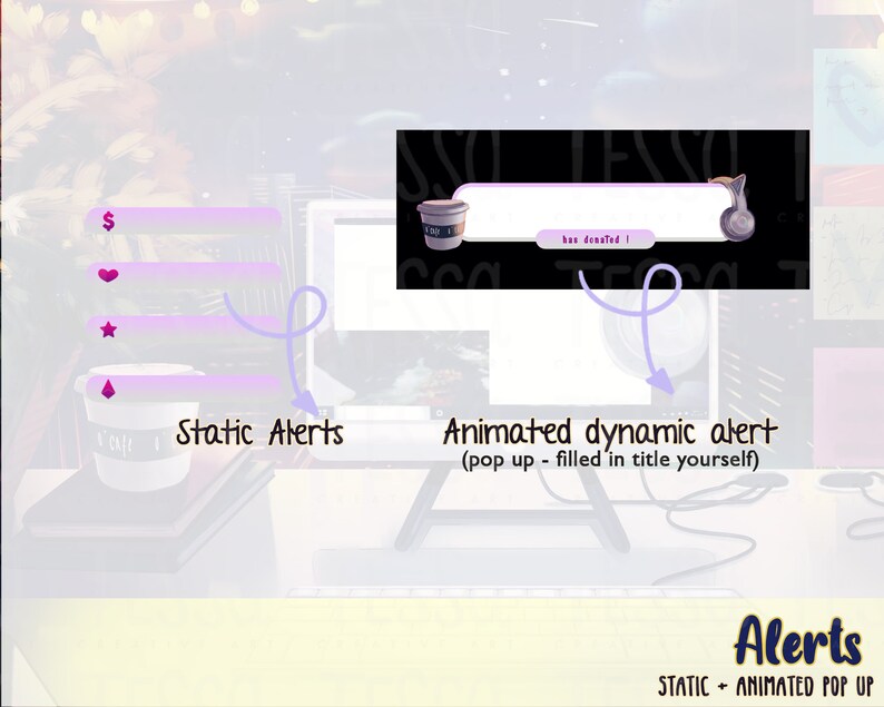 Animated Late Night Stream Twitch Package Cute Twitch | Etsy