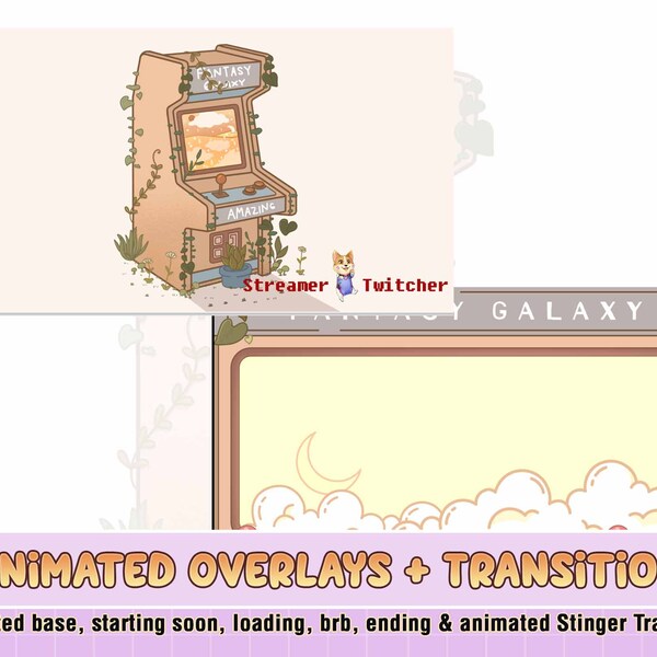 Twitch Starting Soon Animated Timer - Etsy