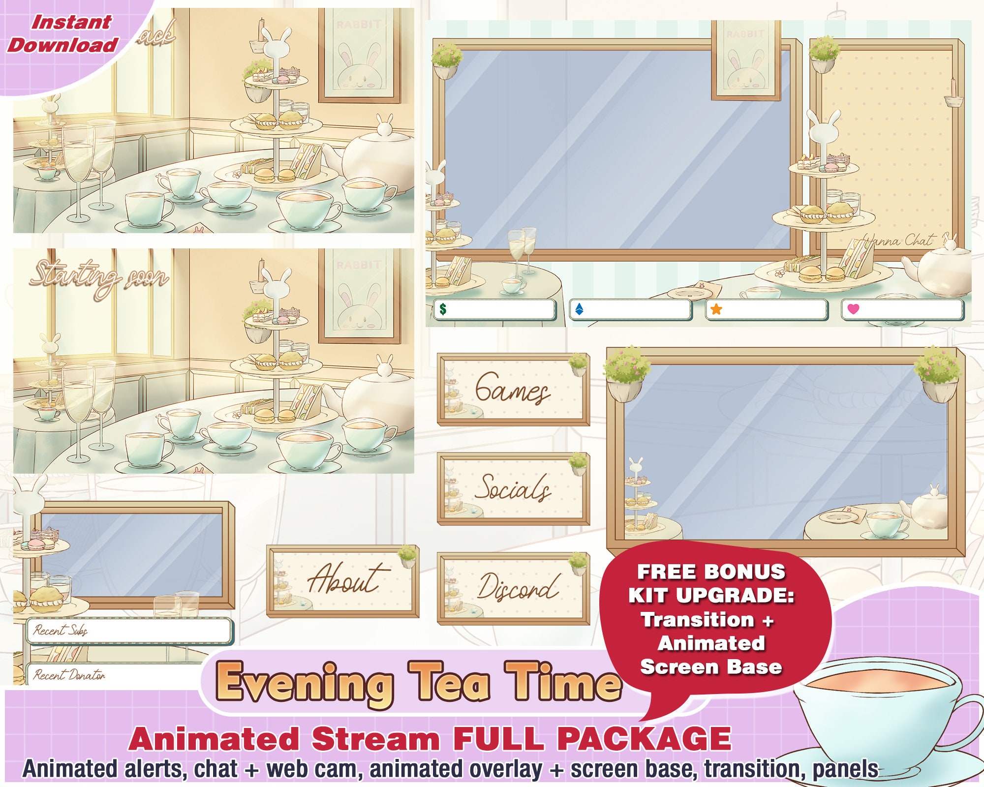 Vtuber food - Etsy France