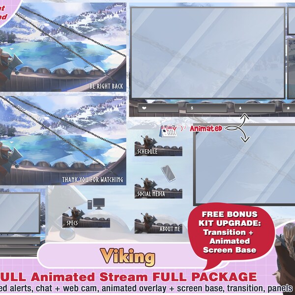 Viking Twitch Labels - Etsy