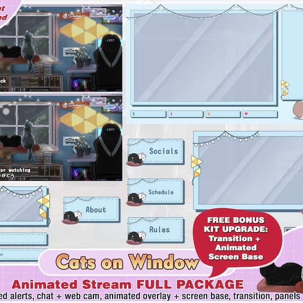 Kitty Cam Overlay - Etsy