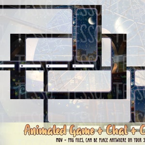 Animated Cute Clock Bedroom Twitch Package for Streamer to Stream Pack ...