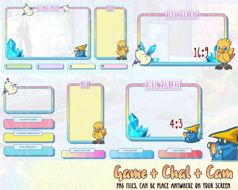 Animated Ff Lovers Setup Pc Final Twitch Package Face Cam - Etsy UK