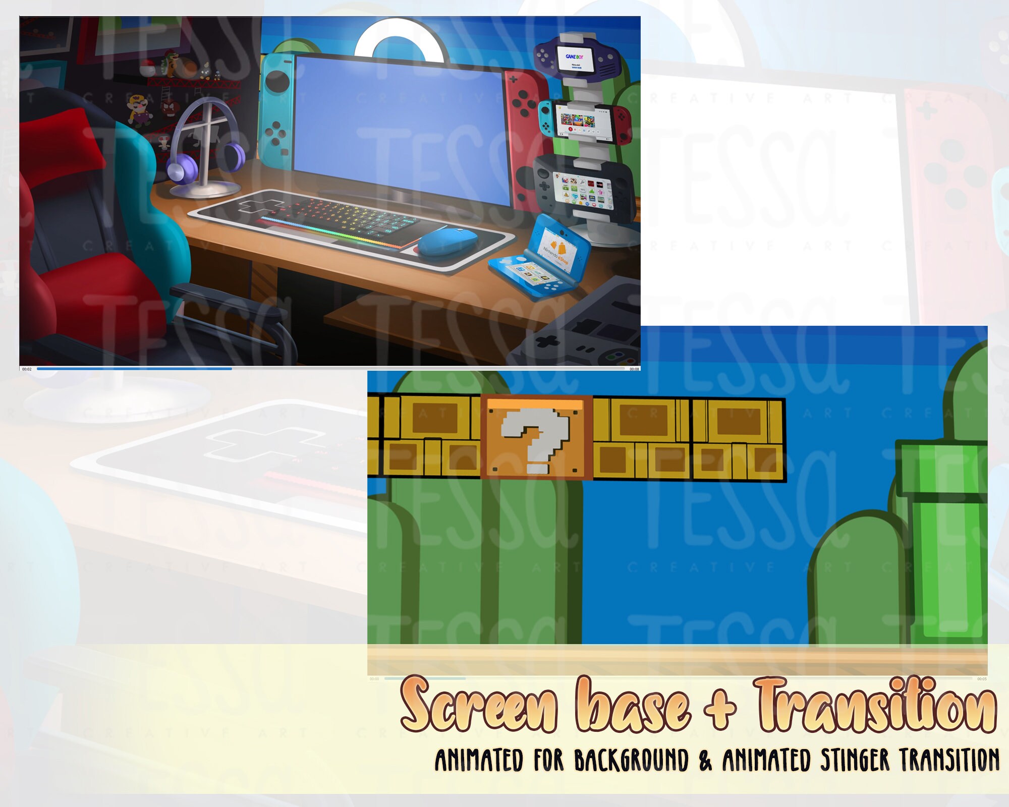 Animated Console Switch Setup Twitch Package Cute Twitch - Etsy Canada