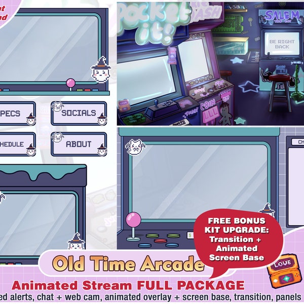 Arcade Twitch Overlay - Etsy