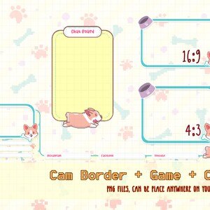 Pixel Puppy Dog Twitch Package, Kawaii Twitch Overlay, Twitch Panels ...