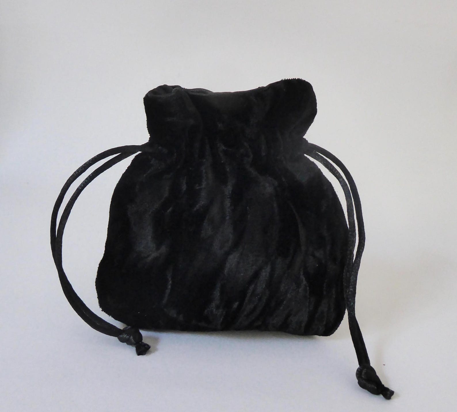 Velvet Pouch/silky Wrinkled Velvet Purse/mini Velvet Drawstring Bag ...