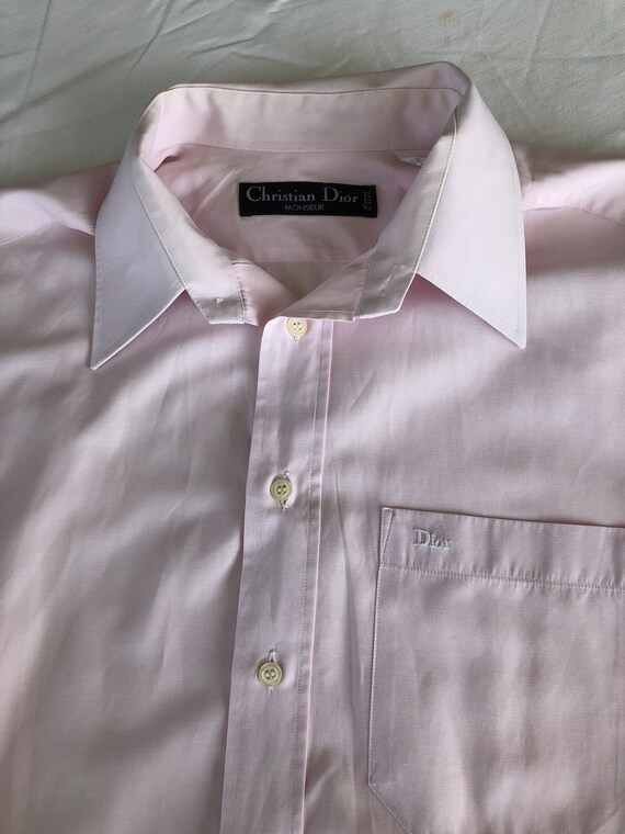 Chemise Christian Dior Vintage Homme Chemise rose pâl… - Gem