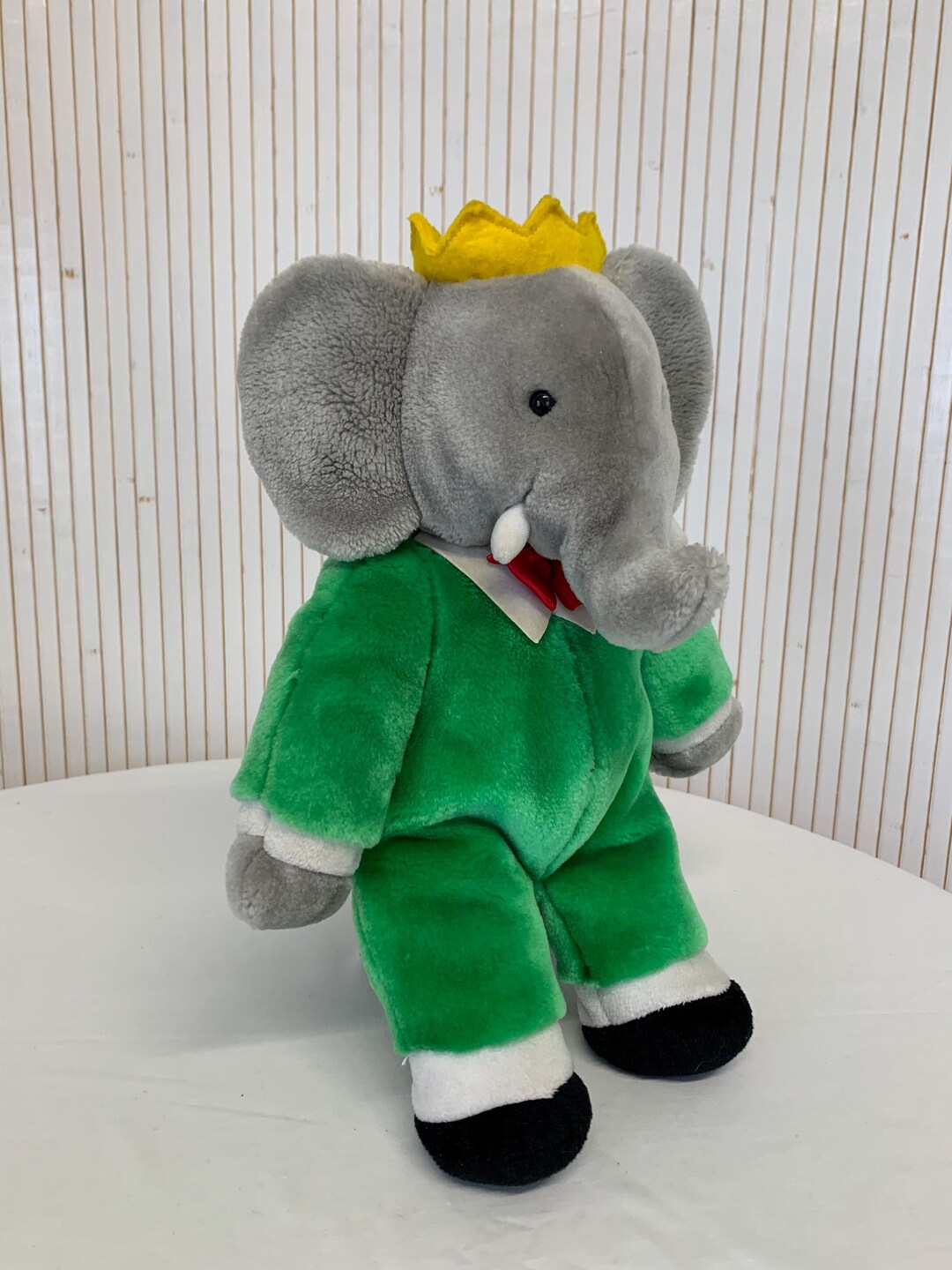Vintage Babar the Elephant Plush Toy, Babar Collection, Green Costume ...