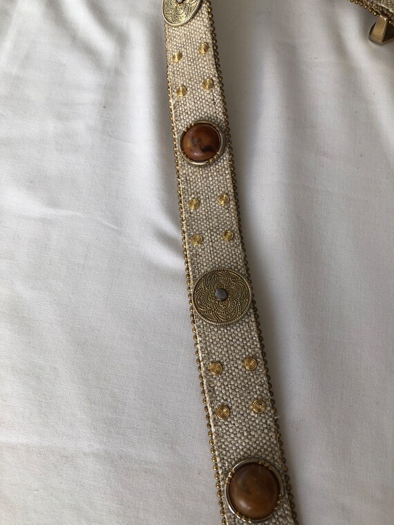 Vintage Decorated Belt Elite Fresno California Leathe… - Gem