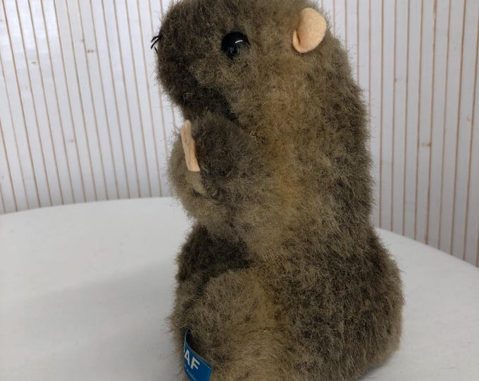 Vintage Marmot Soft Toy Collectible Plush Saf Childhood Memory Children ...
